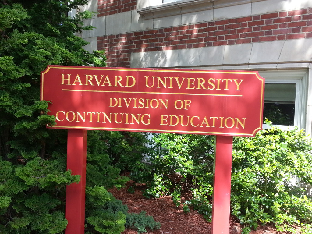 Harvard University Division of Continuing Education | Cronin Signs and ...